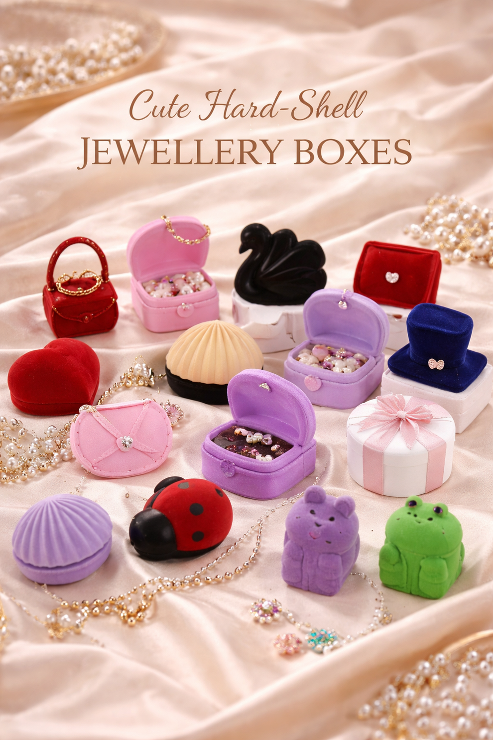 Cute Hard-Shell Jewellery Boxes – Gems Hidden Gems